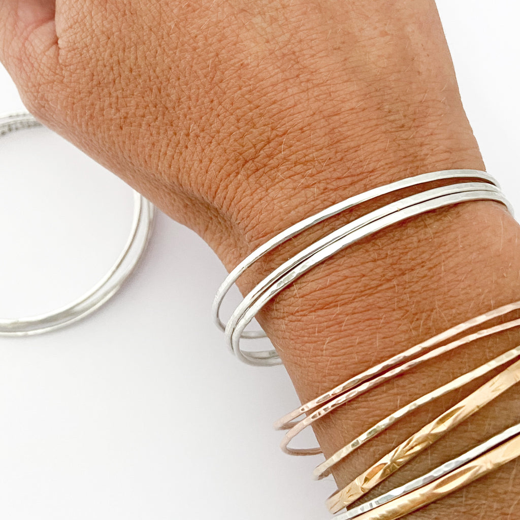 Secret Message Bangle – Ebb + Flow Jewelry