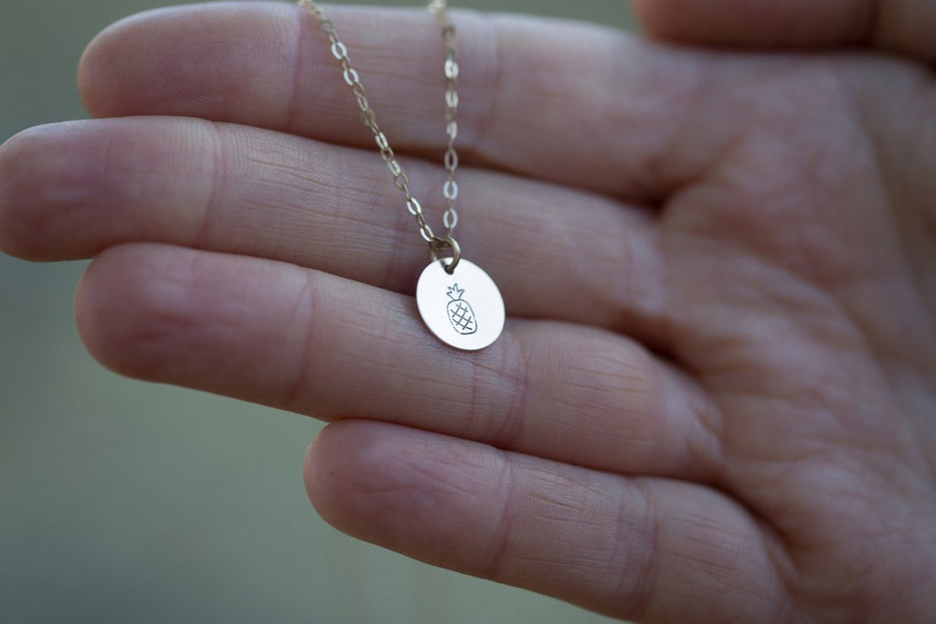 Small Disc Necklace – Ebb + Flow Jewelry
